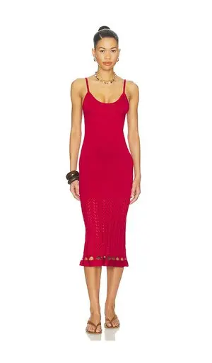 Peixoto Nora Knit Dress - Red
