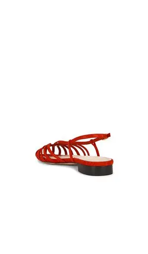 LOEFFLER RANDALL Devon Slingback Sandal - Red