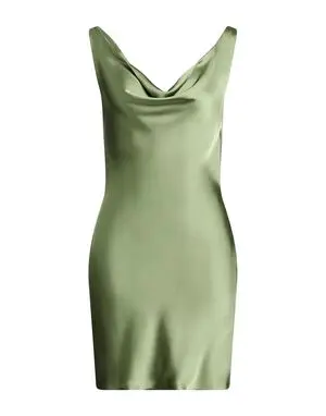 Norma Kamali Satin Mini Dress