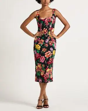 Dolce & Gabbana Midi Dress Size Viscose, Elastane