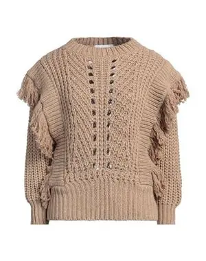 GAËLLE PARIS Sweater Sand Size Acrylic, Viscose, Wool, Alpaca Wool - Beige