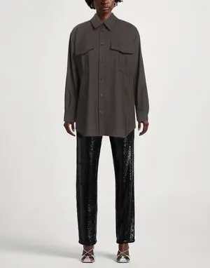 P.a.r.o.s.h P. A.r. O.s. H. Shirt Dark Size Virgin Wool, Elastane
