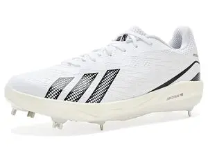 Adidas Adizero Electric 3.0 Bsb Cleated Shoes White/black/white - Gray