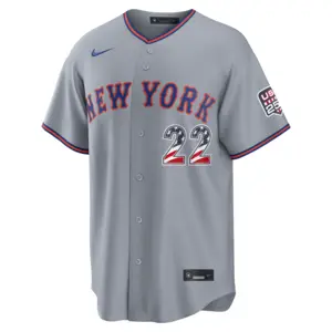 Nike Juan Soto New York Mets Usa 250 Mlb Stadium Jersey - Grey