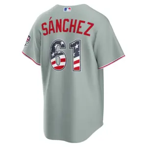 Nike Cristopher Sanchez Philadelphia Phillies Usa 250 Mlb Stadium Jersey