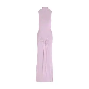 CONCEPTO Rivers Long Fitted Dress - Pink