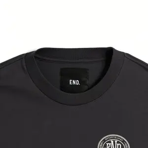 END. Sports And Leisure Club Graphic T-shirt - Cinder Black