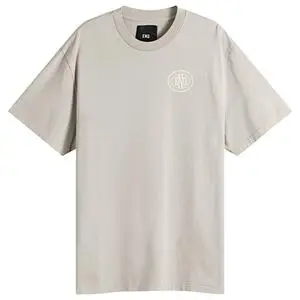 END. Leisure T-shirt With Graphic Print - Ash Grey