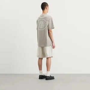 END. Leisure T-shirt With Graphic Print - Ash Grey