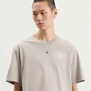 END. Leisure T-shirt With Graphic Print - Ash Grey