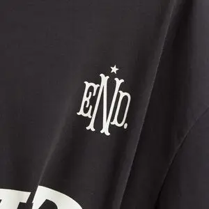 END. Airlines Short Sleeve T-shirt - Cinder Black