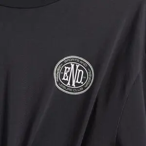 END. Leisure Long Sleeve T-shirt - Cinder Black