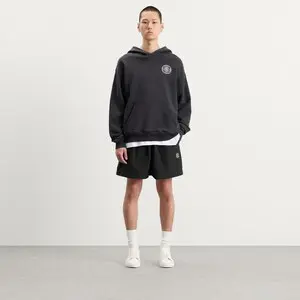END. Flight Drawstring Short - Black