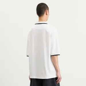 END. Piquet Polo - Off White/ciner Black
