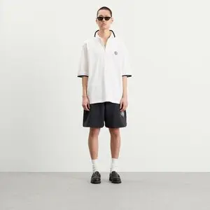 END. Piquet Polo - Off White/ciner Black