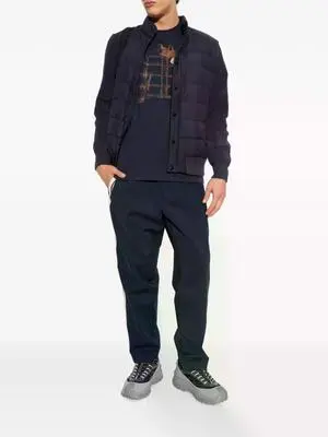 Moncler High-neck Quilted-front Jacket