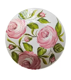 LES-OTTOMANS Ceramic The Roses Bowl - Pink