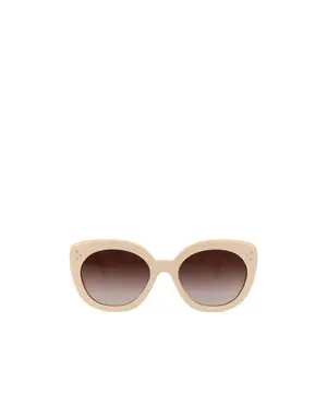 Celine Logo Sunglasses - Nude