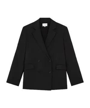 LOULOU STUDIO Long-sleeved Casual Jacket - Black