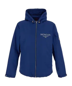 Moncler Zip-up Long-sleeved Jacket - Blue