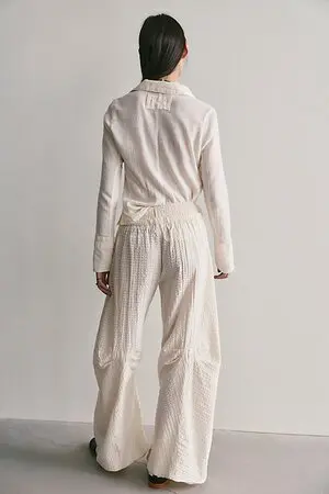 Free People Riptide Pull-on Arc Pants - Tea