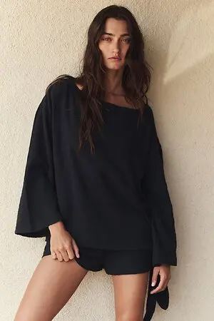 Free People Brita Romper - Black