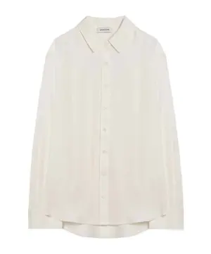 ANINE BING Long-sleeved Shirt - Ivory