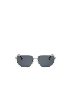 Fendi Geometric Frame Sunglasses - Gray