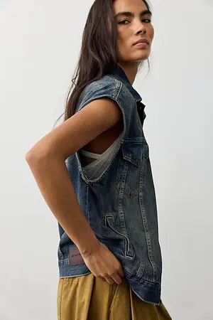 Free People We The Free Goldie Denim Vest