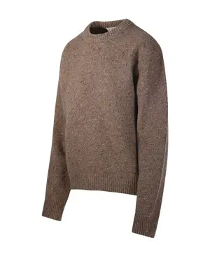 RÓHE Fitted Mouline Crewneck Sweater