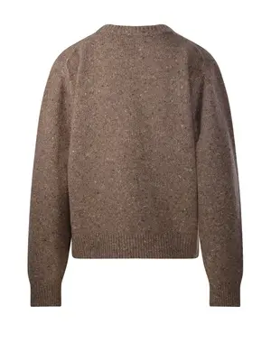 RÓHE Fitted Mouline Crewneck Sweater