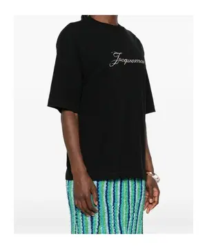 Jacquemus Logo Printed Crewneck T-shirt