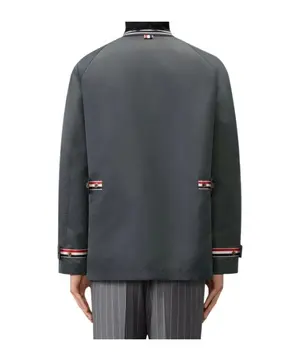 Thom Browne Pinstripe-panelled Field Jacket