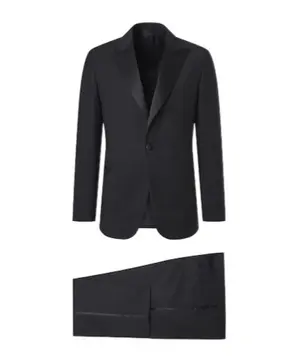 Brioni Wool, Mohair, And Silk Suit - Black