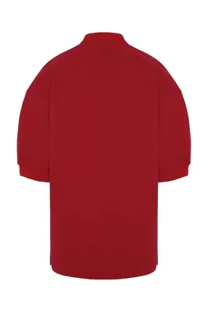 WILLY CHAVARRIA Oversized Logo Polo Shirt