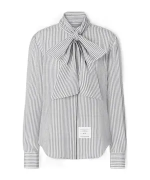 Thom Browne Striped Silk-satin Shirt