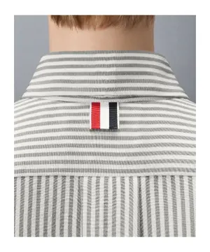 Thom Browne Striped Silk-satin Shirt