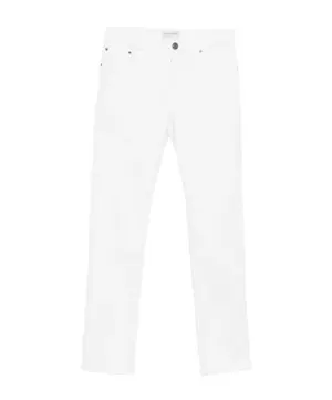 Jacob Cohen Logo-patch Five-pocket Jeans - White