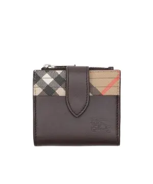 Burberry Pop Check Zip Wallet
