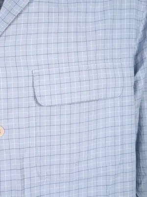 SUNFLOWER Straight-hem Checked Shirt