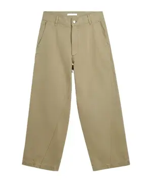 SUNFLOWER Wide Twist Casual Pants - Nude