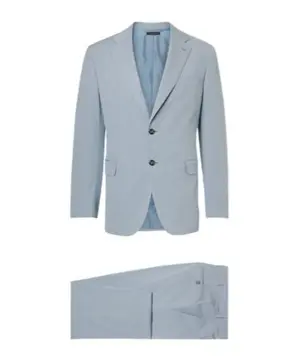 Brioni Trevi Cotton And Silk-blend Suit - Gray