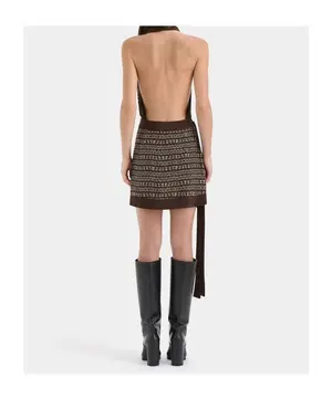 SIR. Astrid Open Back Mini Dress