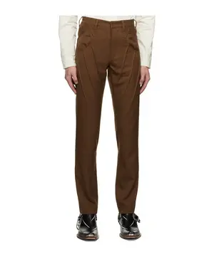 JUNTAE KIM Casual Pants With Belt Loops - Brown