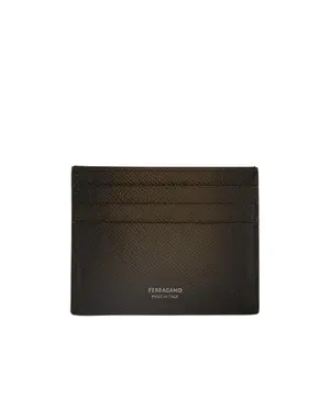 FERRAGAMO Micro Gancini Credit Card Holder