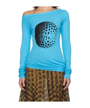 EDWARD CUMING Ball Banana Long-sleeve T-shirt - Blue