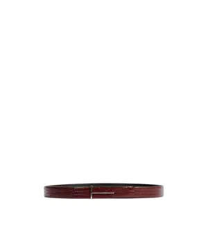 TOM FORD T-buckle Belt - Red