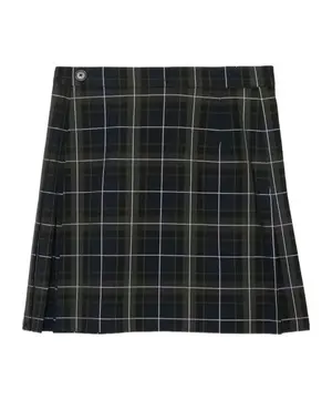 Zadig&Voltaire Jumi Tartan-print Pleated Skirt - Encre
