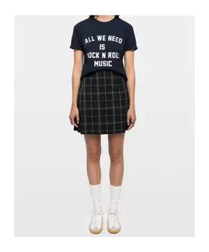 Zadig&Voltaire Jumi Tartan-print Pleated Skirt