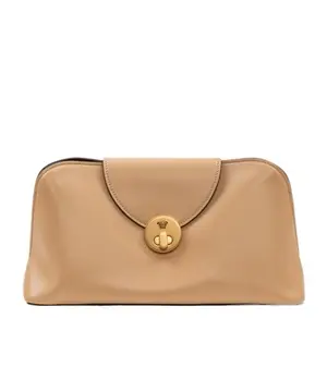 Versace Chain Shoulder Bag - Nude